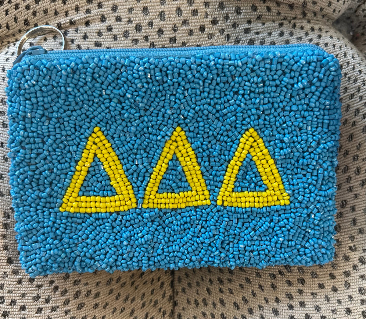 Tri-Delt Beaded Coin Purse – Gigi’s Closette Ltd.